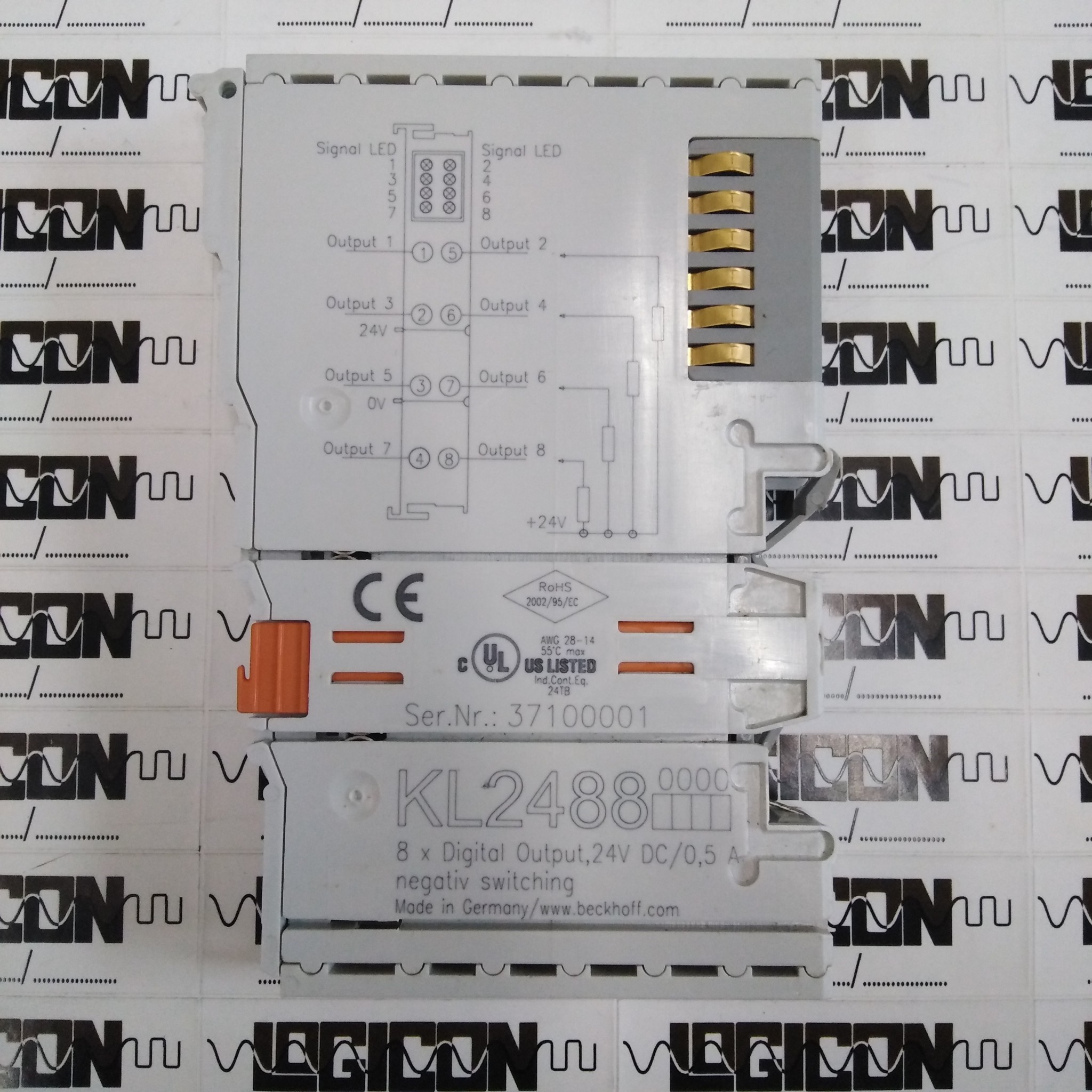 KL2488 BECKHOFF Digital output terminal (EC-0153) – LOGICON ENGINEERING ...