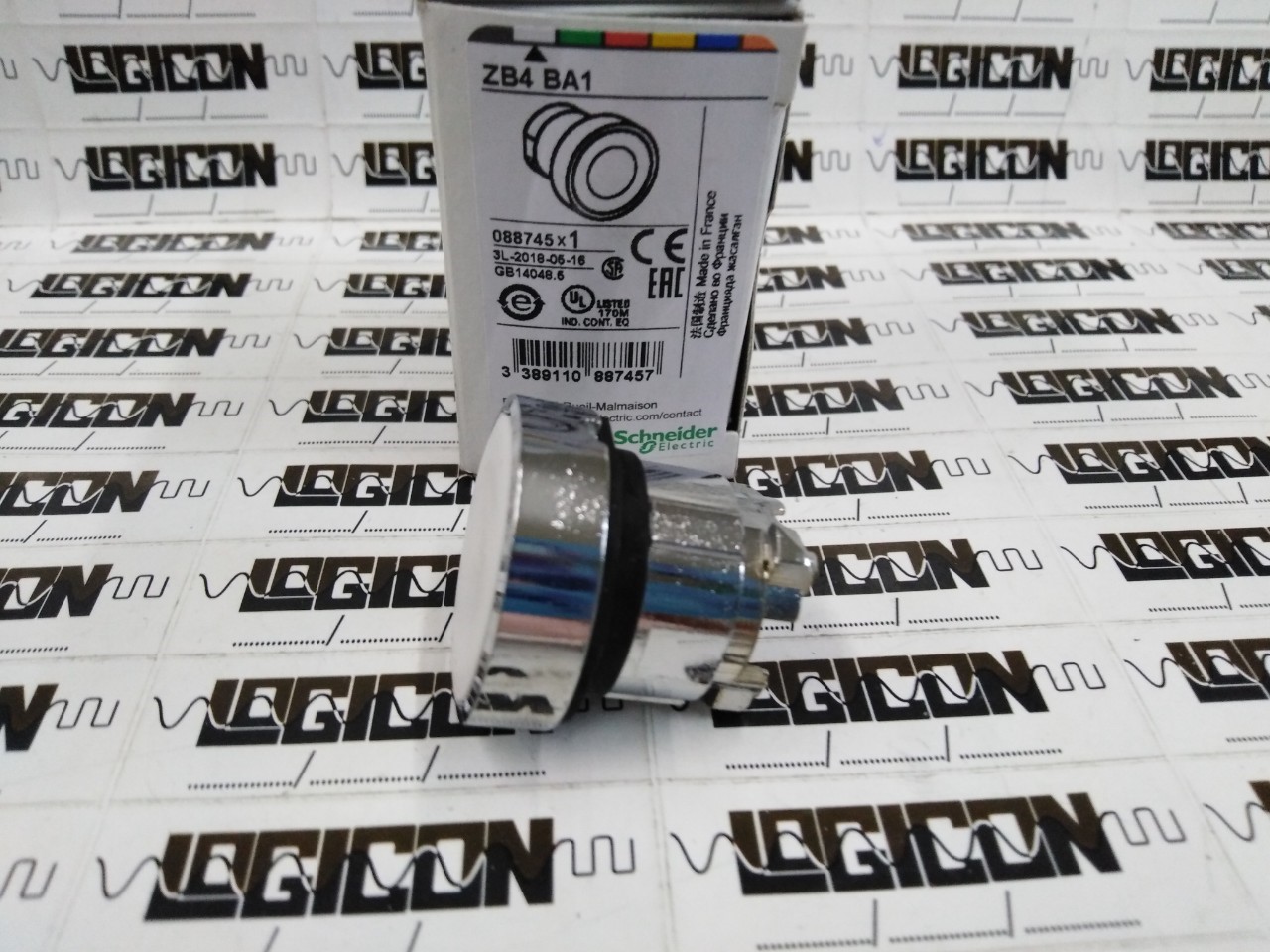 ZB4 BA1 SCHNEIDER Harmony XB4/ZB4 Metal Push Buttons – ZB4BA1 Heads ...