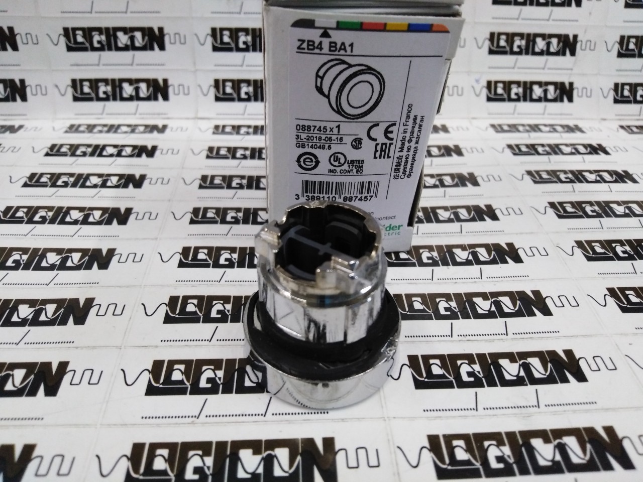 ZB4 BA1 SCHNEIDER Harmony XB4/ZB4 Metal Push Buttons – ZB4BA1 Heads ...