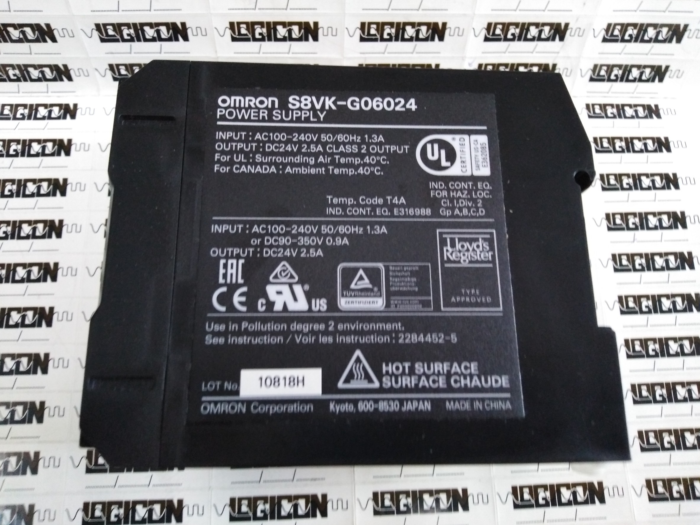 S8VK-G06024 OMRON SWITCH MODE POWER SUPPLY – LOGICON ENGINEERING Co.,Ltd.