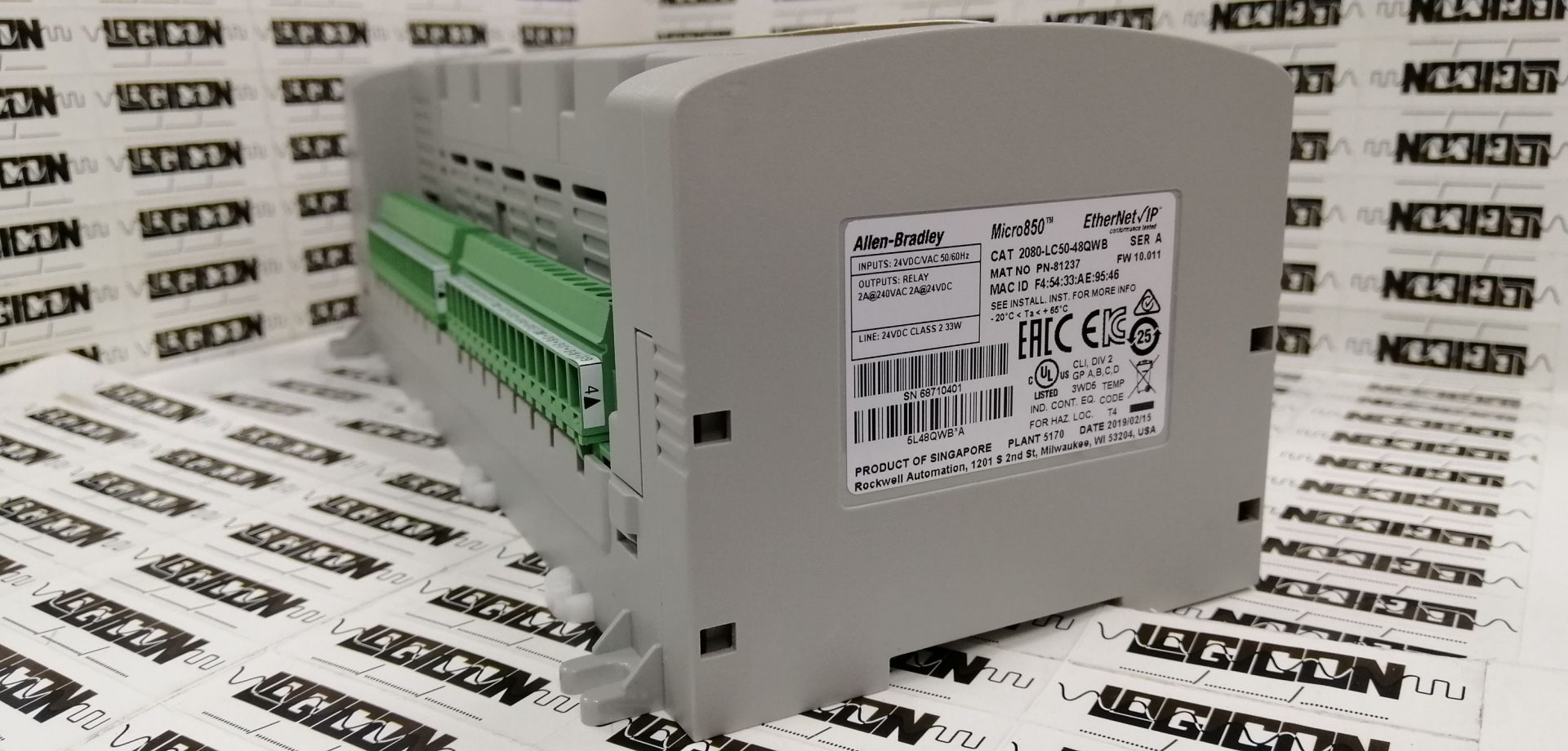 EC-0647,Micro850 48 I/O, 2080-LC50-48AWB – LOGICON ENGINEERING Co.,Ltd.