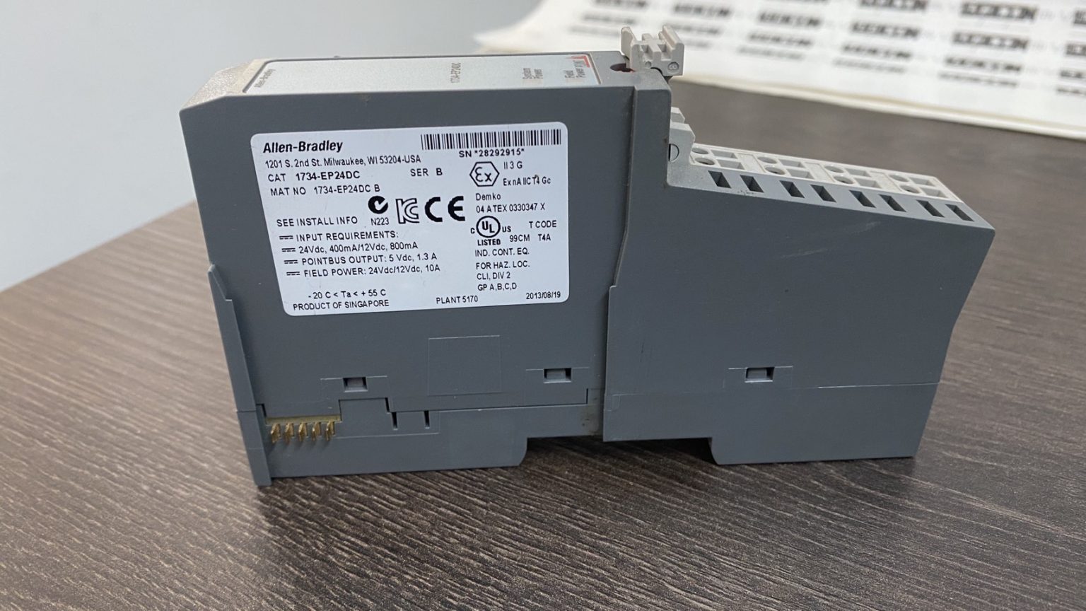 EC-0724,Allen-Bradley 1734-EP24DC – LOGICON ENGINEERING Co.,Ltd.